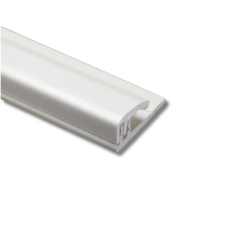 2 Part Pharma Clad Edge Trim - White