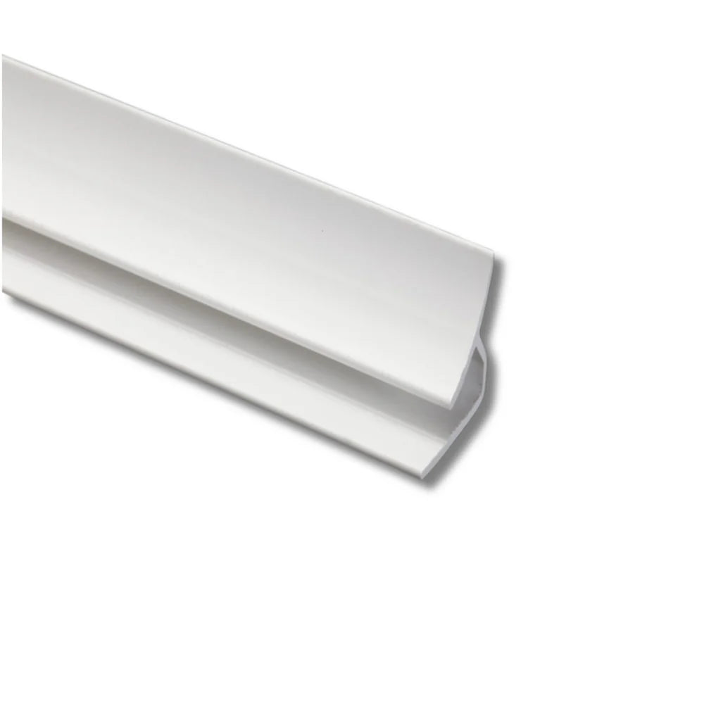 Small Pharma Clad Internal Corner Trim - White