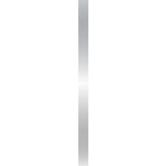White Bathroom Cladding Panels with Chrome Strip