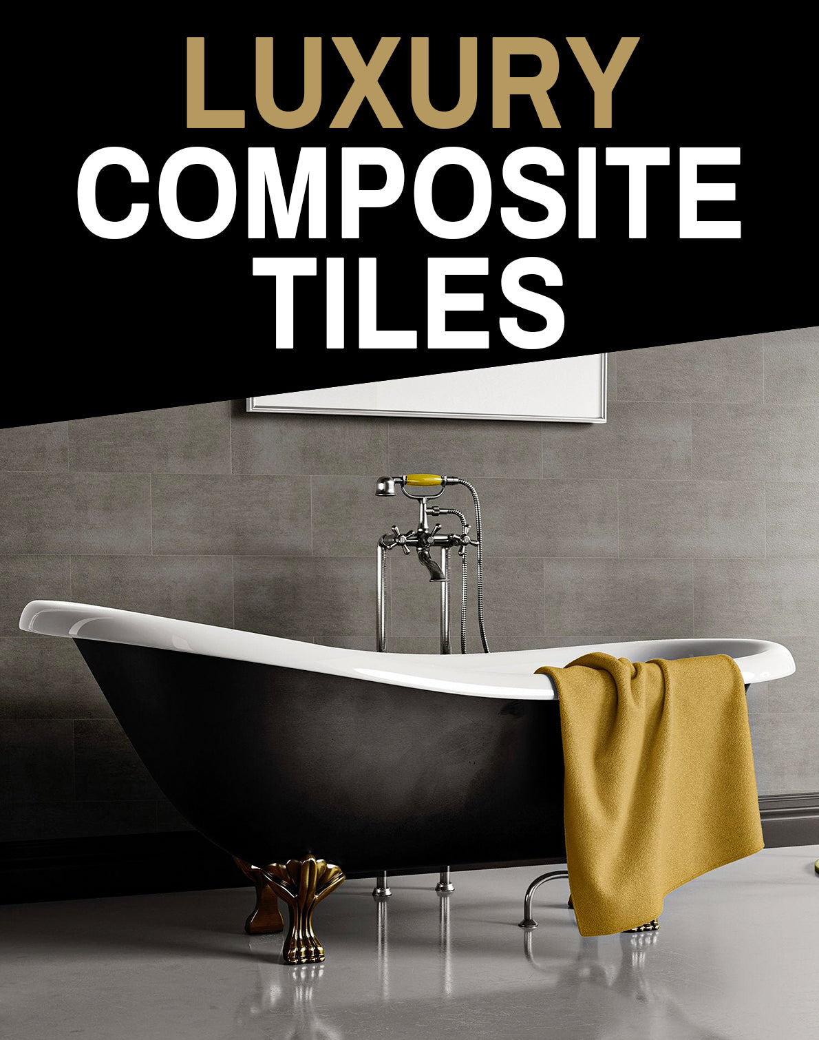 Dumawall Plus | Easy-To-Install Waterproof Tiles | UV Resistant