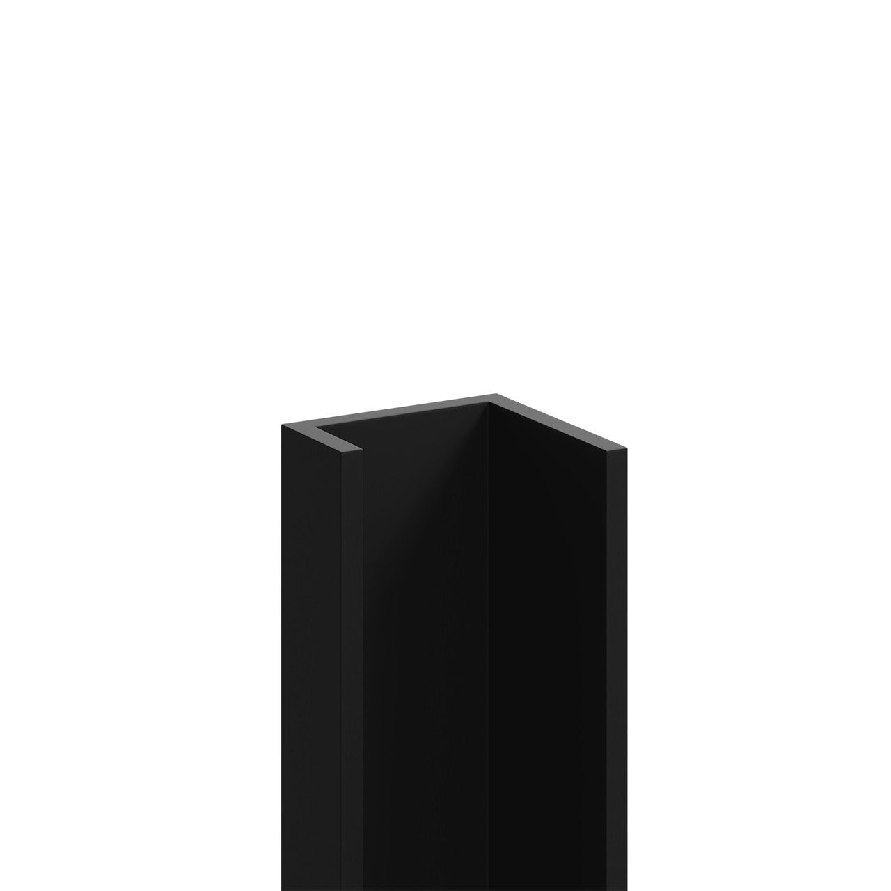 5mm Aluminium Edge Trim - Black